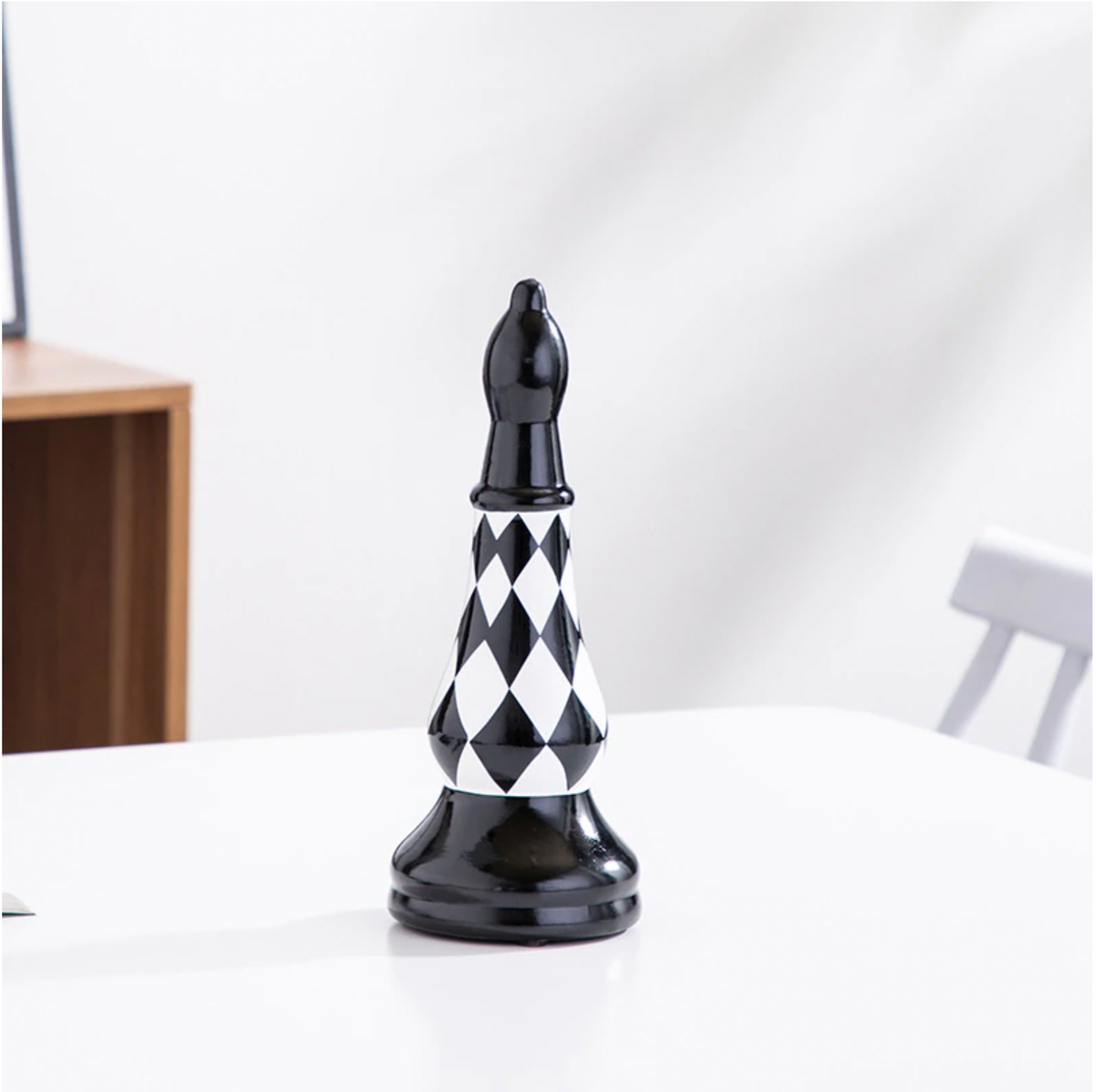 Checkered Ceramic Chess Pieces – Maison & Maven